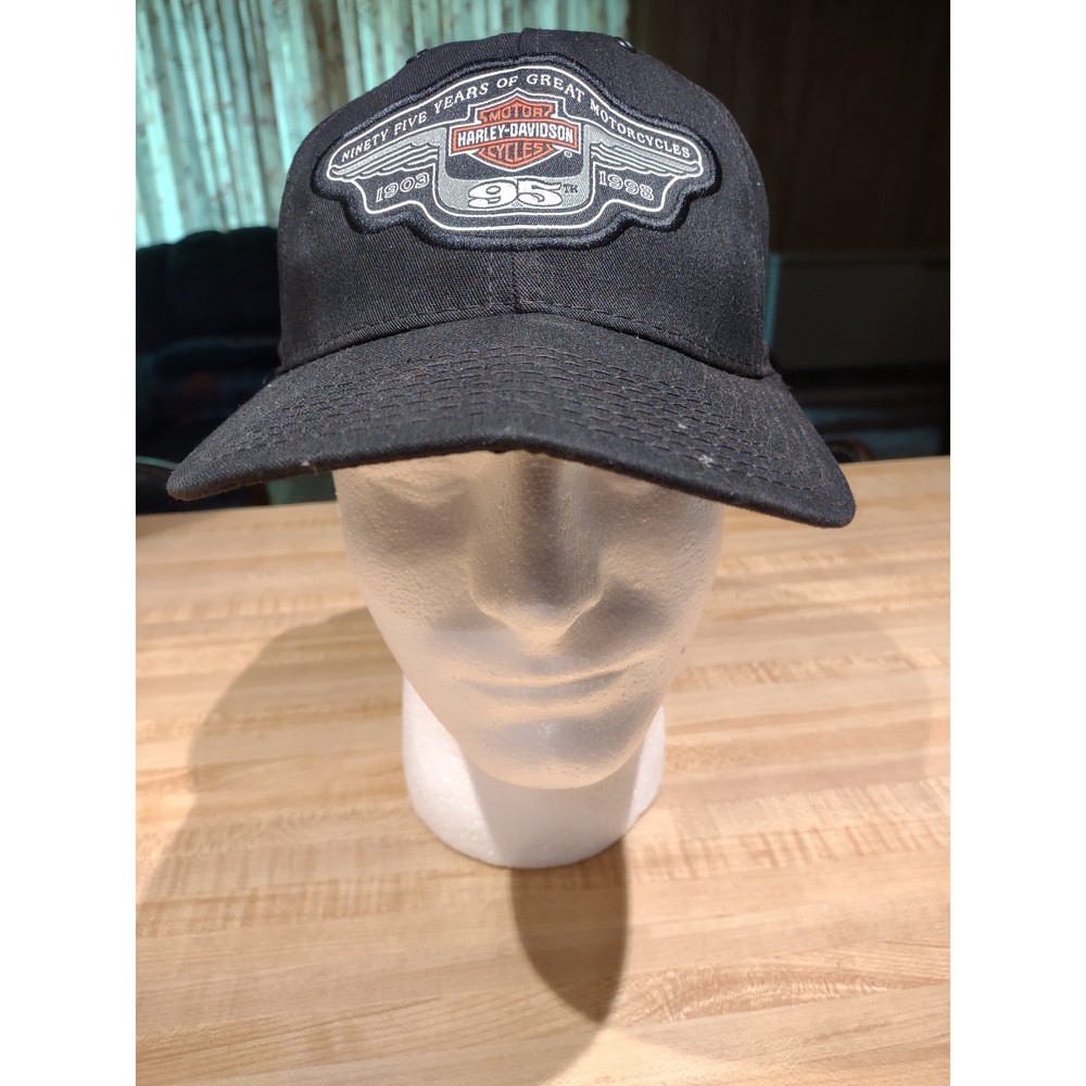 Harley Davidson Motorcycles Hat/Cap Snapback 95 Years… - Gem